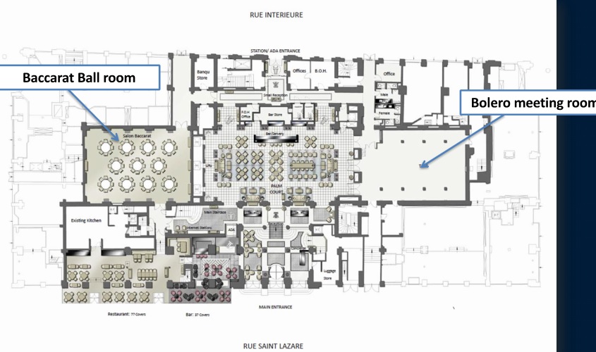 Hilton Paris Opéra **** - Tarifs en ligne Séminaire & Soirée