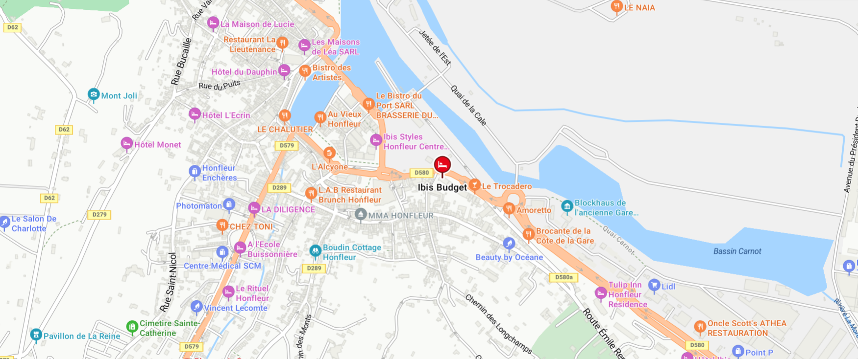 Ibis budget Honfleur Centre-Ville